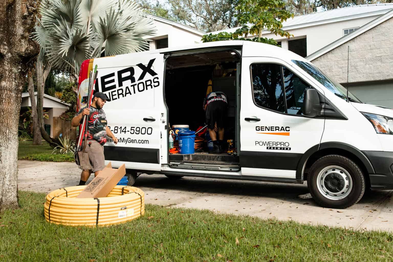 Getting your generator installed with GenerX is Fast and Easy