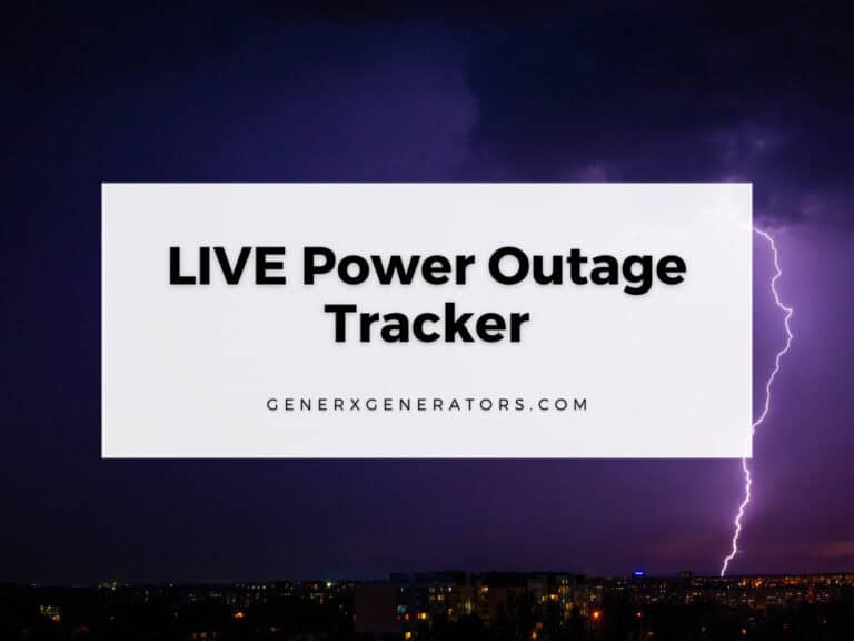 LIVE Power Outage Tracker - GenerX Generators